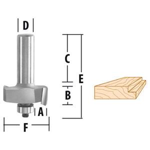 Departments - 1-3/8" rabbeting router bit